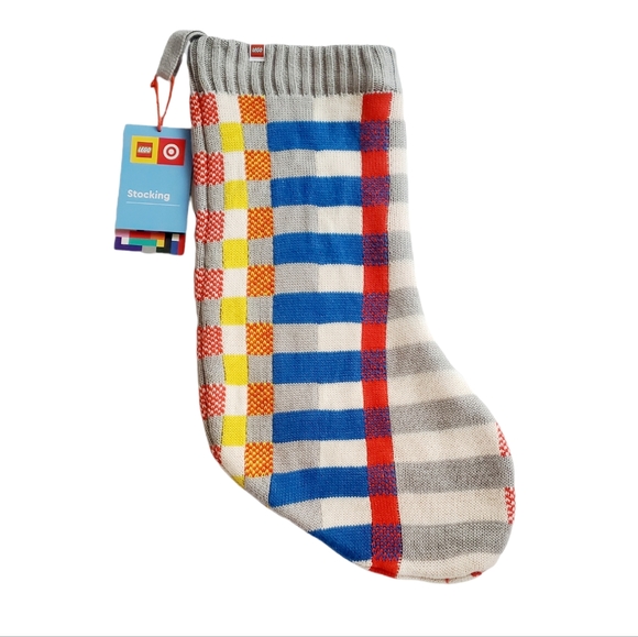 Lego | Holiday | Lego X Target 2 Color Sweater Knit Holiday Stocking ...
